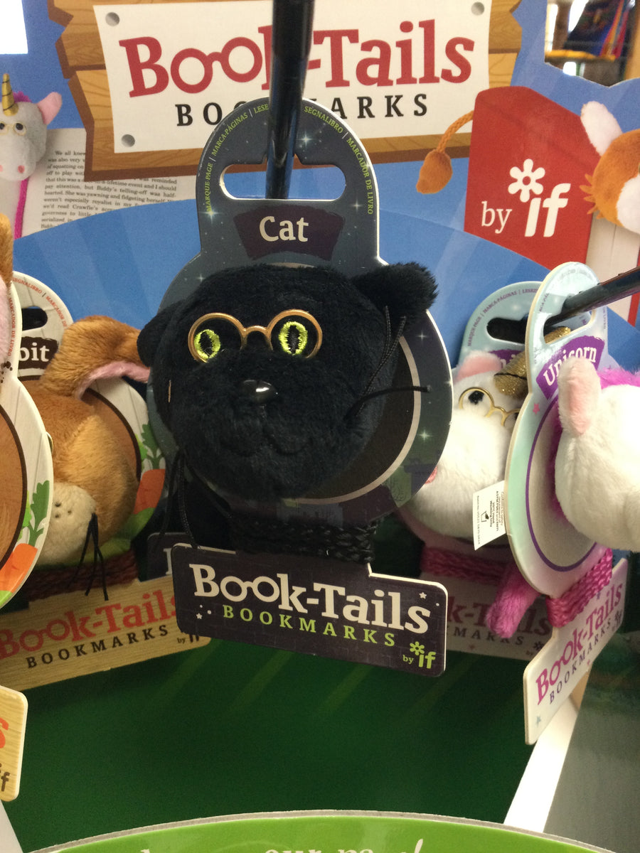 Book-Tails Bookmark, Black Cat – Bird and Pear